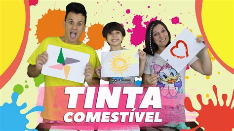 COMO FAZER TINTA COMESTÍVEL ATIVIDADE PARA BEBÊS RAPHA E MANDY
