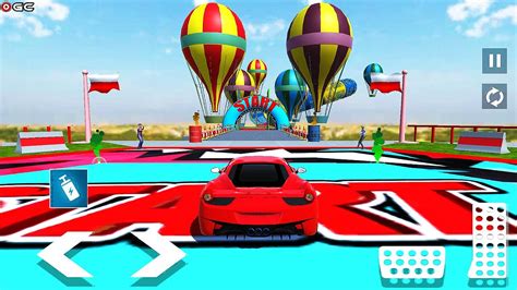 Skyline Car Stunts Mega Ramp Stunt Racing Games Impossible Extreme