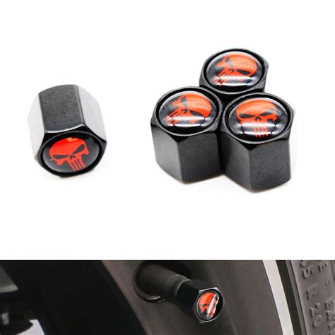 Pcs Set Car Styling Zinc Alloy Car Tire Valve Caps Wheel Tires Tire