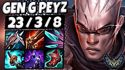 Lucian Vs Kaisa Adc Gen G Peyz Korea Challenger Patch Youtube