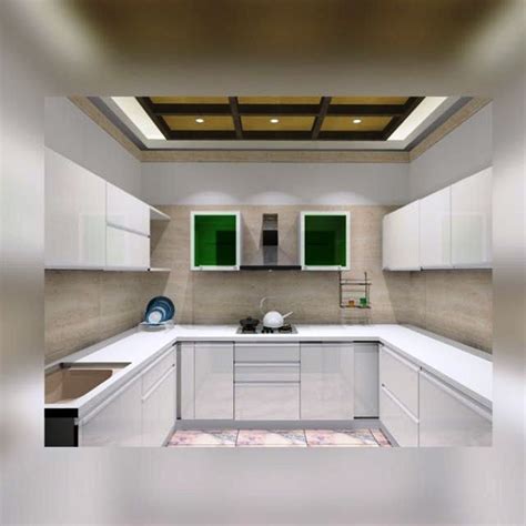 MDF Traditional U Shaped Modular Kitchen At Rs 160000 Unit In New Delhi