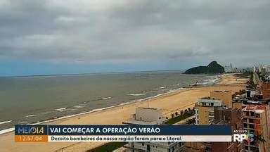 Meio Dia Paraná Londrina Bombeiros vão para o litoral para dar