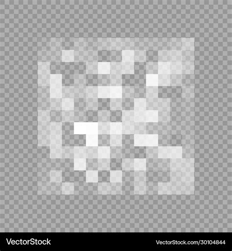 Censorship Gray Mosaic Censored Data Pixels Blur Vector Image