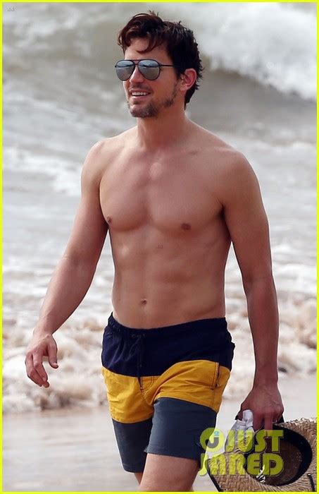 Matt Bomer Goes Shirtless In Hawaii With Husband Simon Halls Photo