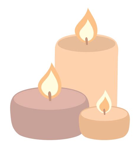 Aromatic Candles Decoration 10464563 Vector Art At Vecteezy