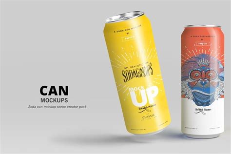 20 Best Free Soft Drink Mockup PSD Templates Mockup Den