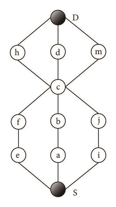 different types of multiple paths a node disjoint b download scientific diagram
