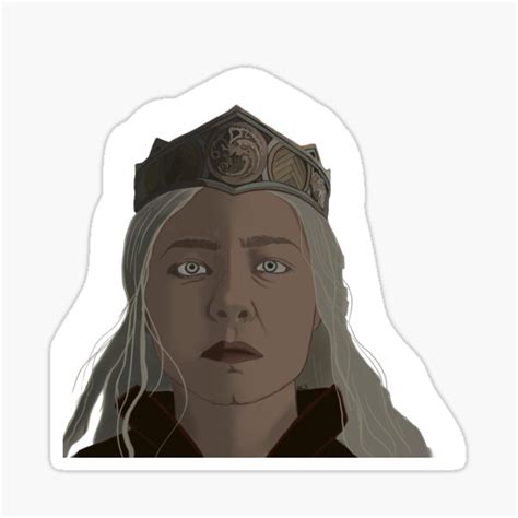 Rhaenyra Targaryen House Of The Dragon Sticker For Sale By