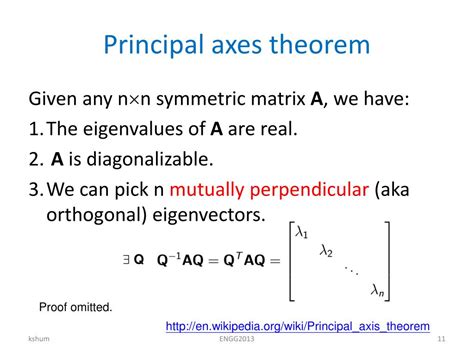 ppt engg2013 unit 19 the principal axes theorem powerpoint presentation id 1413946