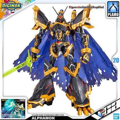 FIGURE RISE STANDARD AMPLIFIED Alphamon Digimon Bandai Gundam Models