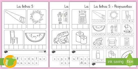 Ficha De Cortar Y Pegar La Letra S Teacher Made Twinkl