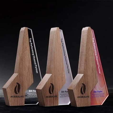 Personalized Trophy Personalised Wood Trophies Recognition Plaques