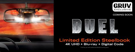 Duel Limited Edition GRUV Exclusive 4K Steelbook