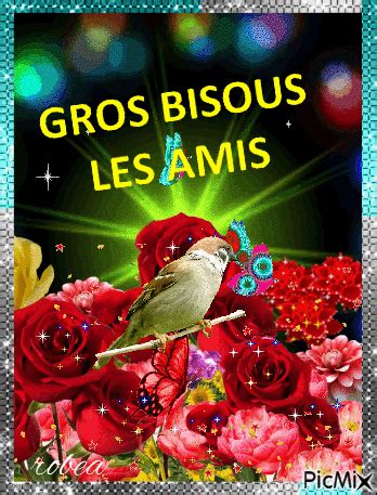 Gros bisous les amis animé gratuit PicMix