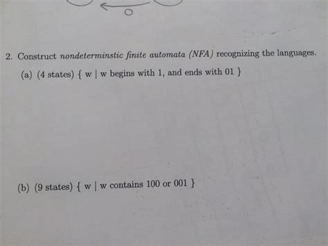 solved construct nondeterministic finite automata nfa
