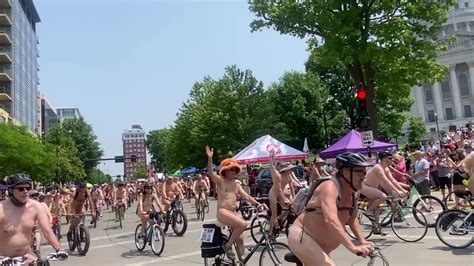 Madison World Naked Bike Ride 2023 YouTube