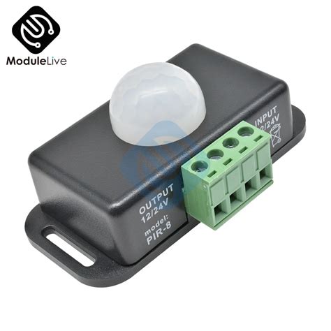 Automatische DC 12 V 24 V 8A Infrarood PIR Motion Sensor Schakelaar