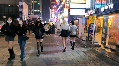 4K 강남클럽거리 화려한 금요일 풍경 Gangnam Club Street YouTube