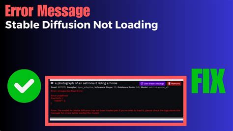 How To Fix Stable Diffusion Not Loading YouTube