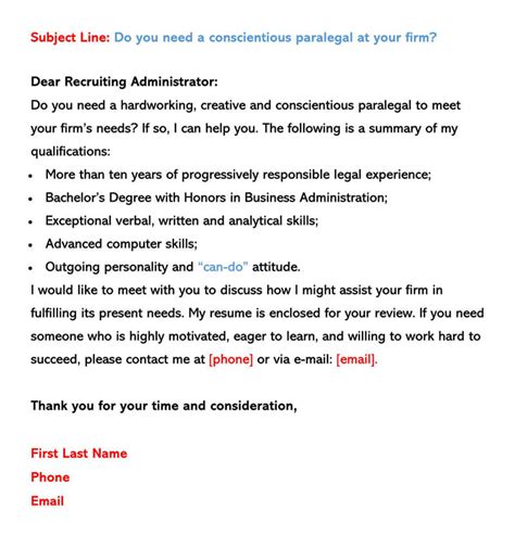 Email Cover Letter Samples How To Write With Examples