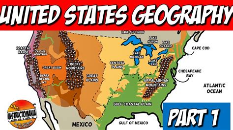 United States US Physical Geography Part 1 YouTube