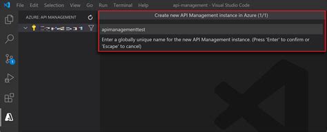 inicio rápido creación de una instancia de azure api management vs code microsoft learn