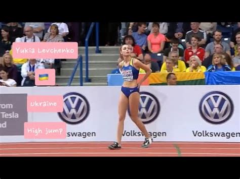 Yulia Levchenko From Ukraine High Jump In Munich 2022 European