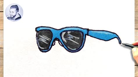 Comment Dessiner Des Lunettes De Soleil Youtube