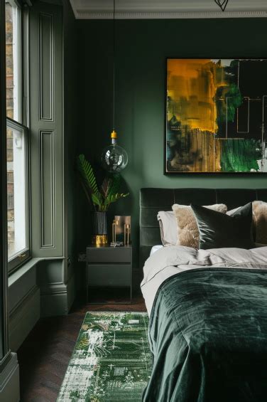 8 Captivating Dark Green Bedroom Ideas That Reflect Nature S Calm