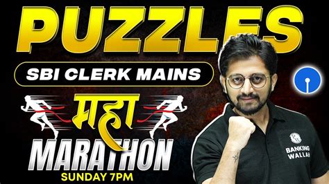 SBI CLERK MAINS 2024 PUZZLE REASONING SBI CLERK MAINS PUZZLE