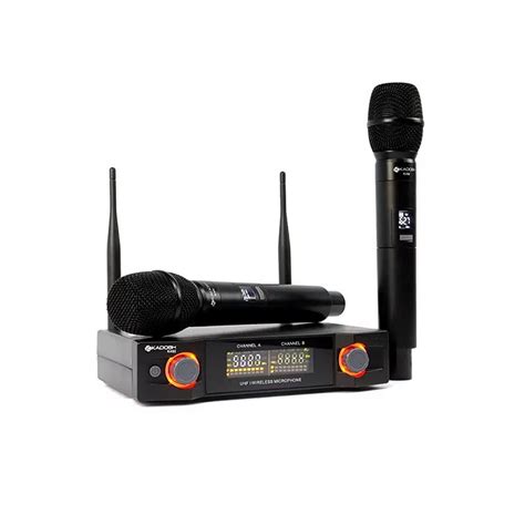 Microfone Sem Fio Kadosh K M Duplo Uhf Ag Sound Equipamentos De Udio