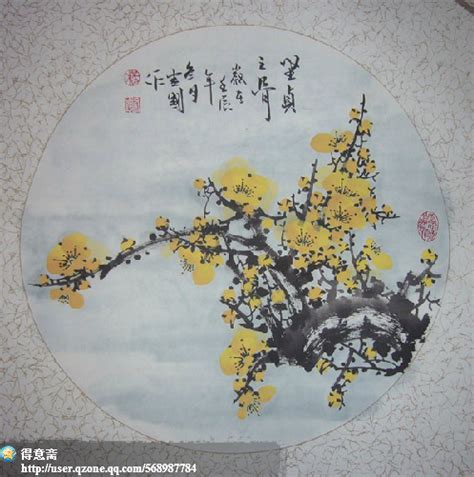 斗方梅花 梅花斗方 大山谷图库