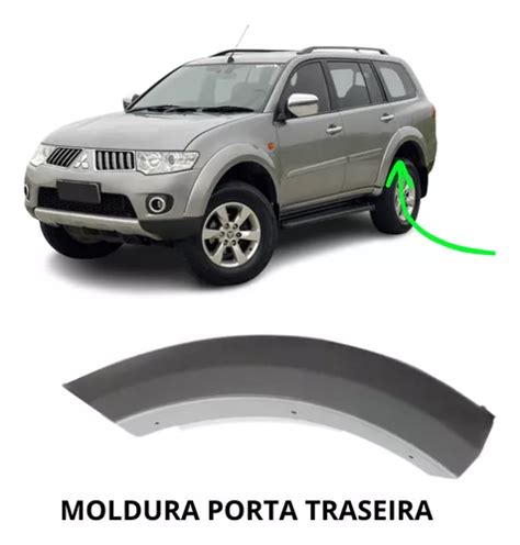 Moldura Alargador Porta Traseira Pajero Dakar 2009 A 2018 Le Frete grátis