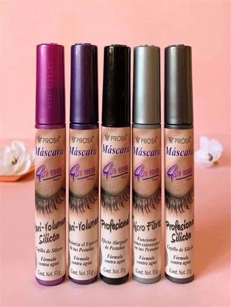 Barby Pink Kit 5 Rimel Prosa 4 en 1 Mascara Pestañas Prosa Maxi Volumen