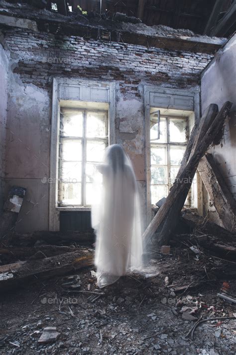 Scary Ghost Woman In Haunted House Stock Photo By Erika8213 PhotoDune