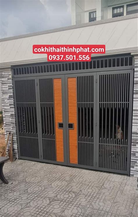 500 mẫu cửa cổng sắt 4 cánh đơn giản Đáp ứng nhu cầu