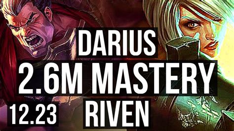 Darius Vs Riven Top M Mastery Solo Kills Games