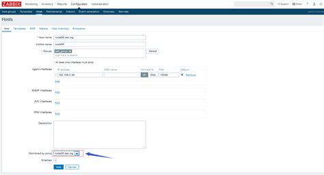 zabbix proxy of distributed monitoring system