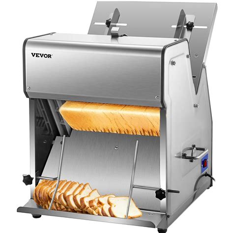 VEVOR Commercial Toast Bread Slicer 12mm Thickness Electric Bread