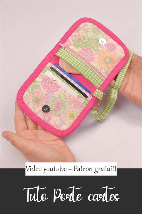 Comment Coudre Un Porte Cartes Porte Monnaie Patron Gratuit Couture