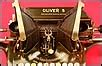Rara Máquina de Escribir Oliver de Golpeo Lateral n 5 Berlín 1912