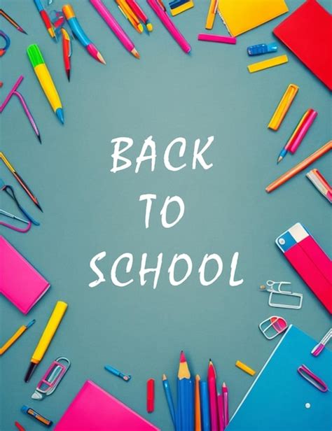Fondo De Regreso A La Escuela Foto Gratis Foto Premium