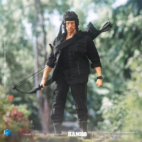 Hiya Toys Rambo First Blood Part II John Rambo 1 12 Scale Figure Pre