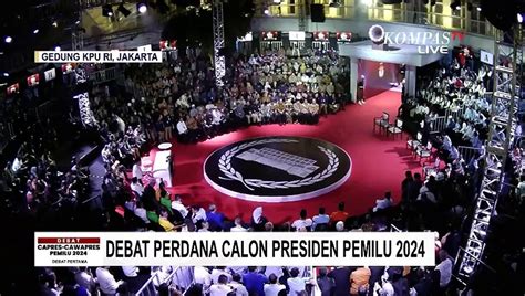 FULL Anies Prabowo Dan Ganjar Paparkan Visi Misi Sebelum Memulai