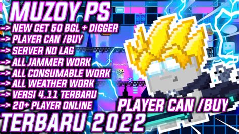 FREE 50 BGL COY GROWTOPIA PRIVATE SERVER 2022 TERBARU BEST GTPS