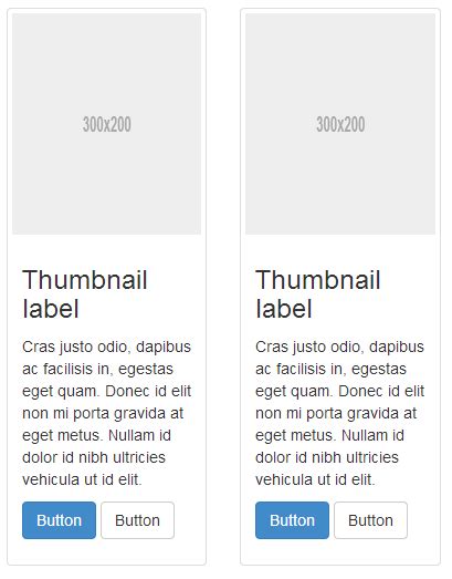 Html Bootstrap 3 Thumbnails Properly Frame Image Stack Overflow