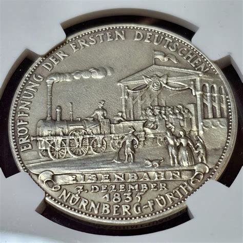 Germany Deutschland Karl Goetz Medaille Silvermedal Silbermedaille 1935