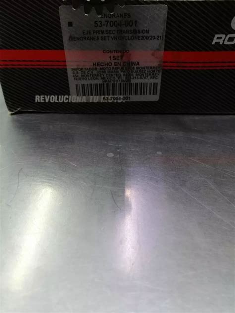 Caja Velocidades Engrane Prim Y Sec Dt200 Fiera200250 Ft200 Mebuscar