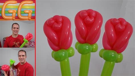Como Hacer Una Rosa Con Globos Paso A Paso Globoflexia Facil Como