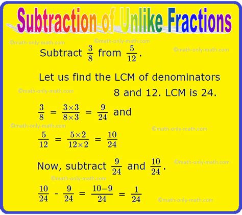 adding and subtracting fractions year 6 problem solving